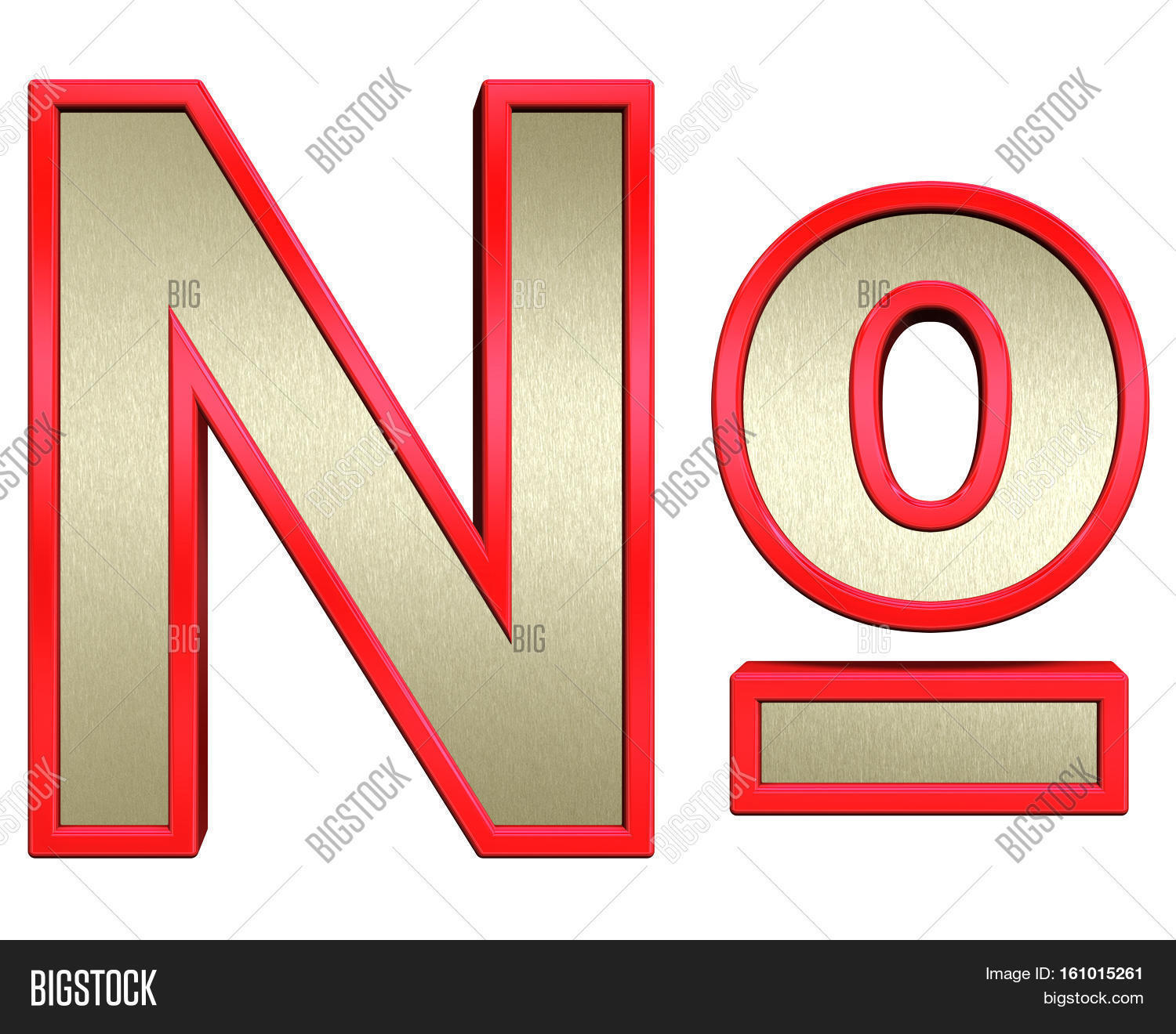 Number Mark Brushed Image & Photo (Free Trial) | Bigstock