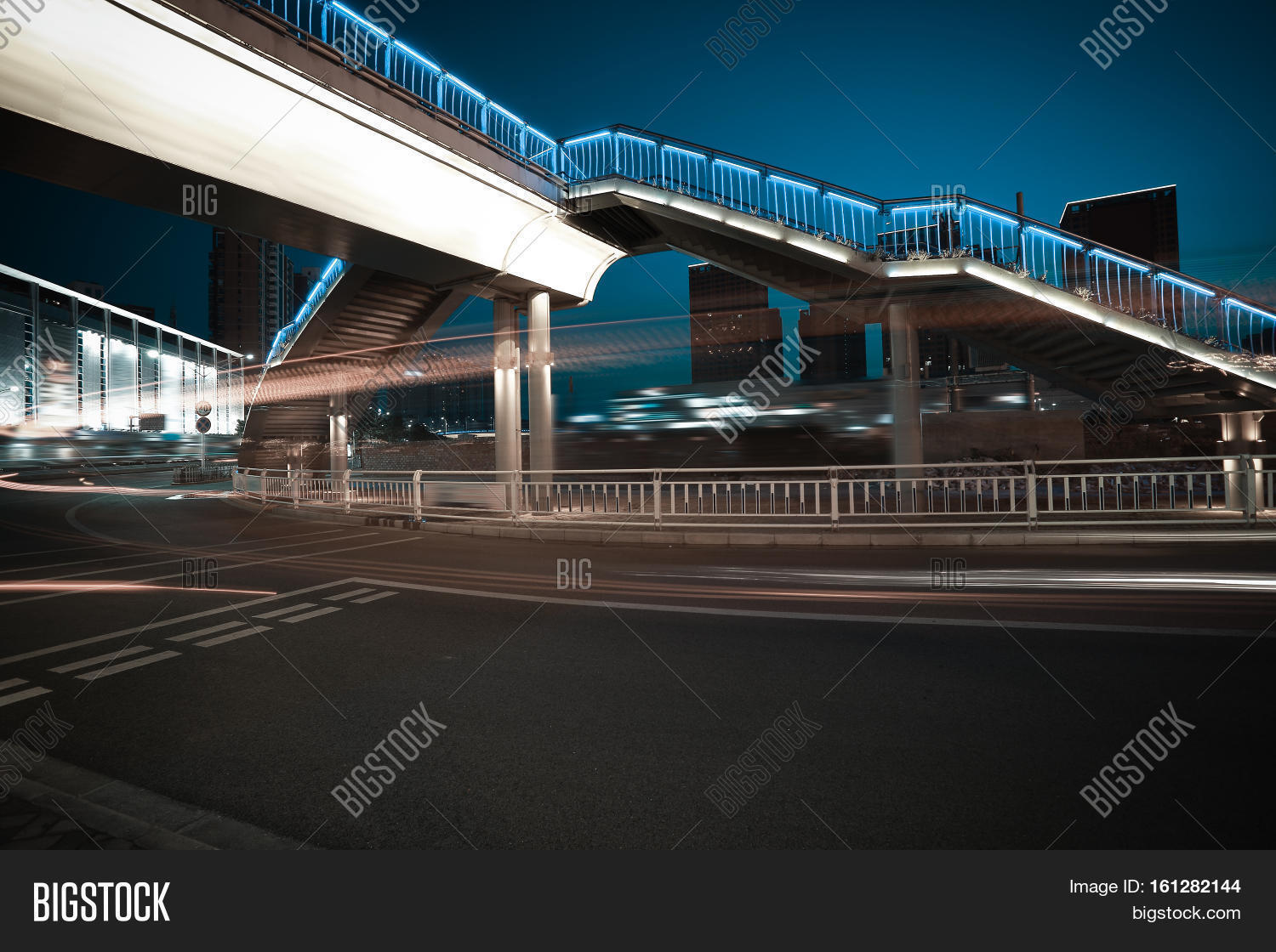 Urban Footbridge Road Image & Photo (Free Trial) | Bigstock