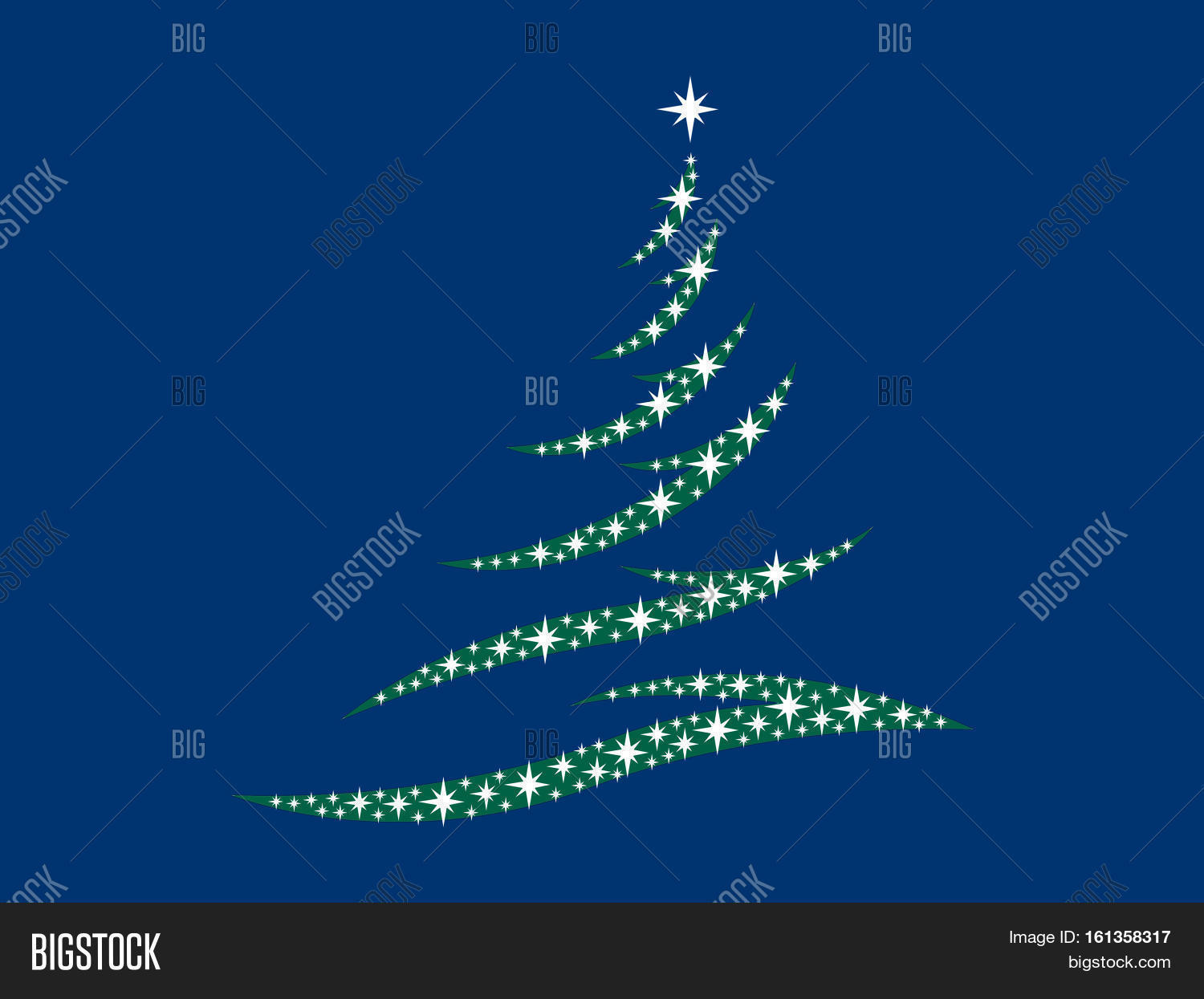 Symbol Fir Tree Stars Image & Photo (Free Trial) | Bigstock