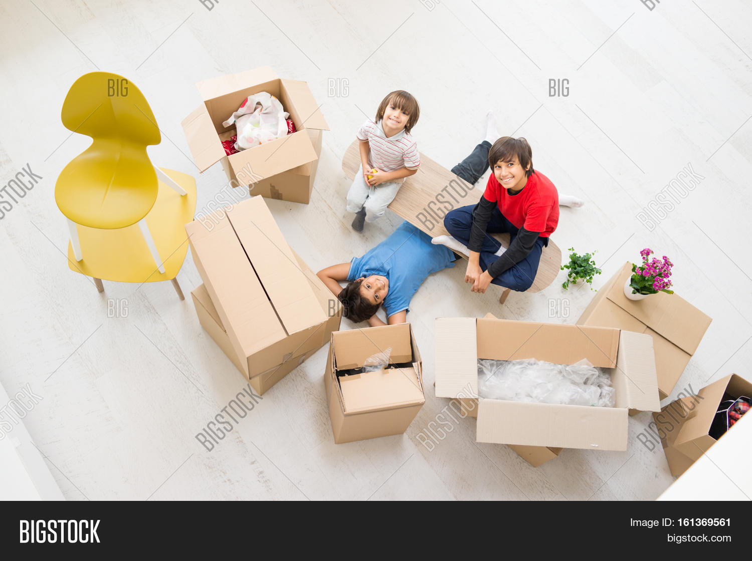Happy Kids Boxes New Image & Photo (Free Trial) | Bigstock