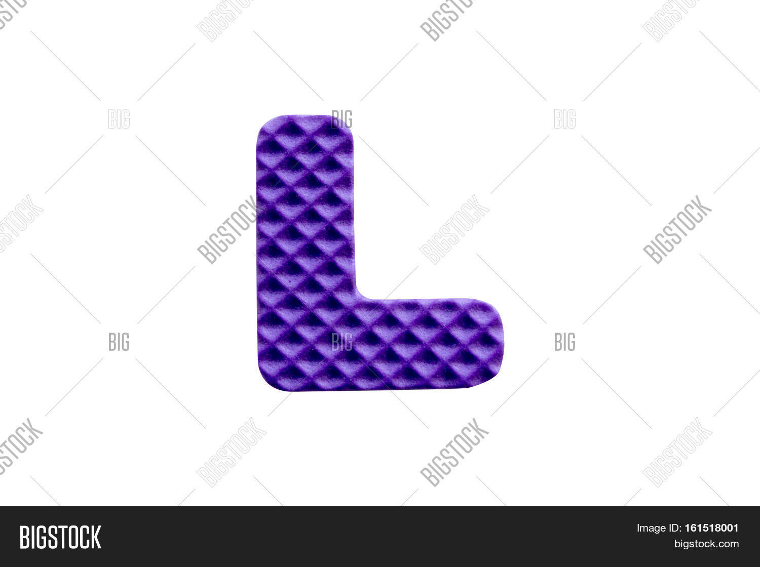 Purple Alphabet L Made Image & Photo (Free Trial) | Bigstock