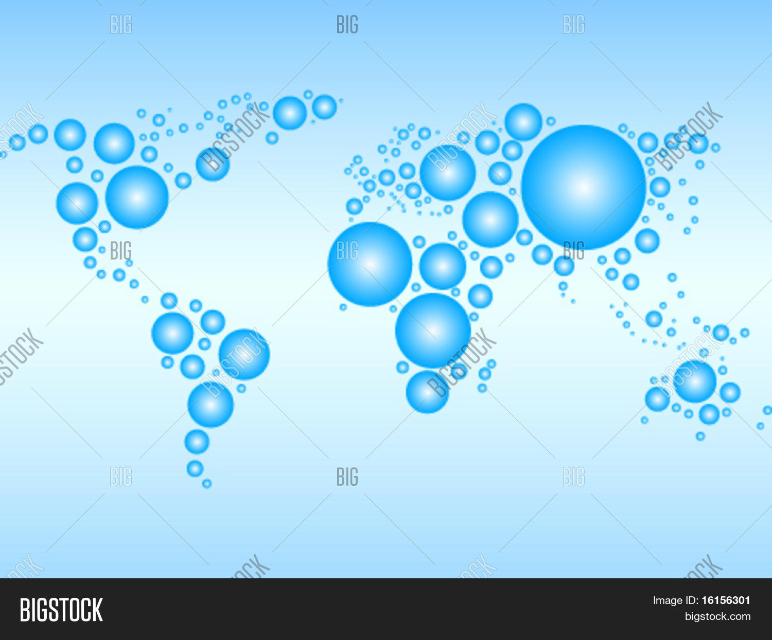 World Map Made Bubble Vector & Photo (Free Trial) | Bigstock