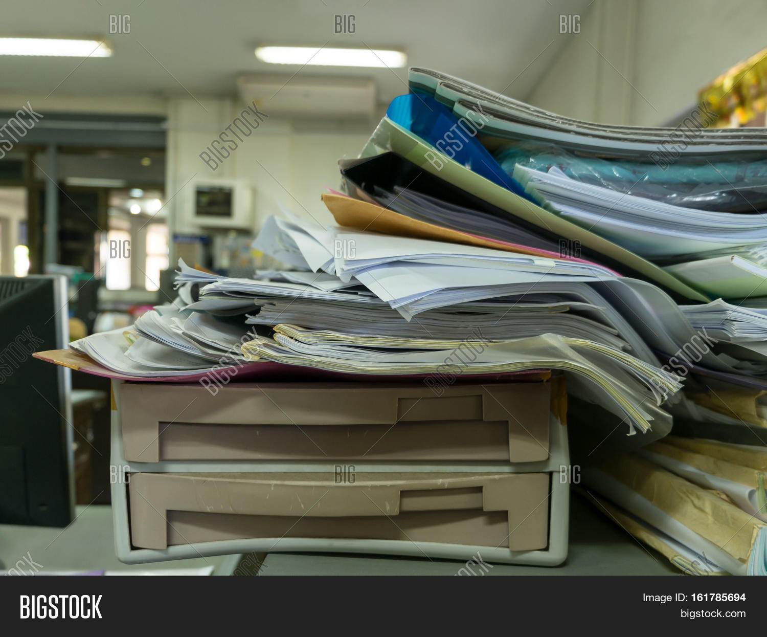 Mile High Stack Of Document