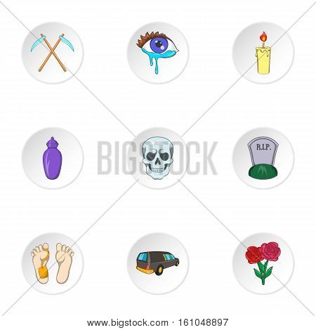 Death Icons Set. Vector & Photo (Free Trial) | Bigstock