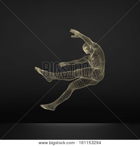 3d Man Slipping Vector & Photo (Free Trial) | Bigstock