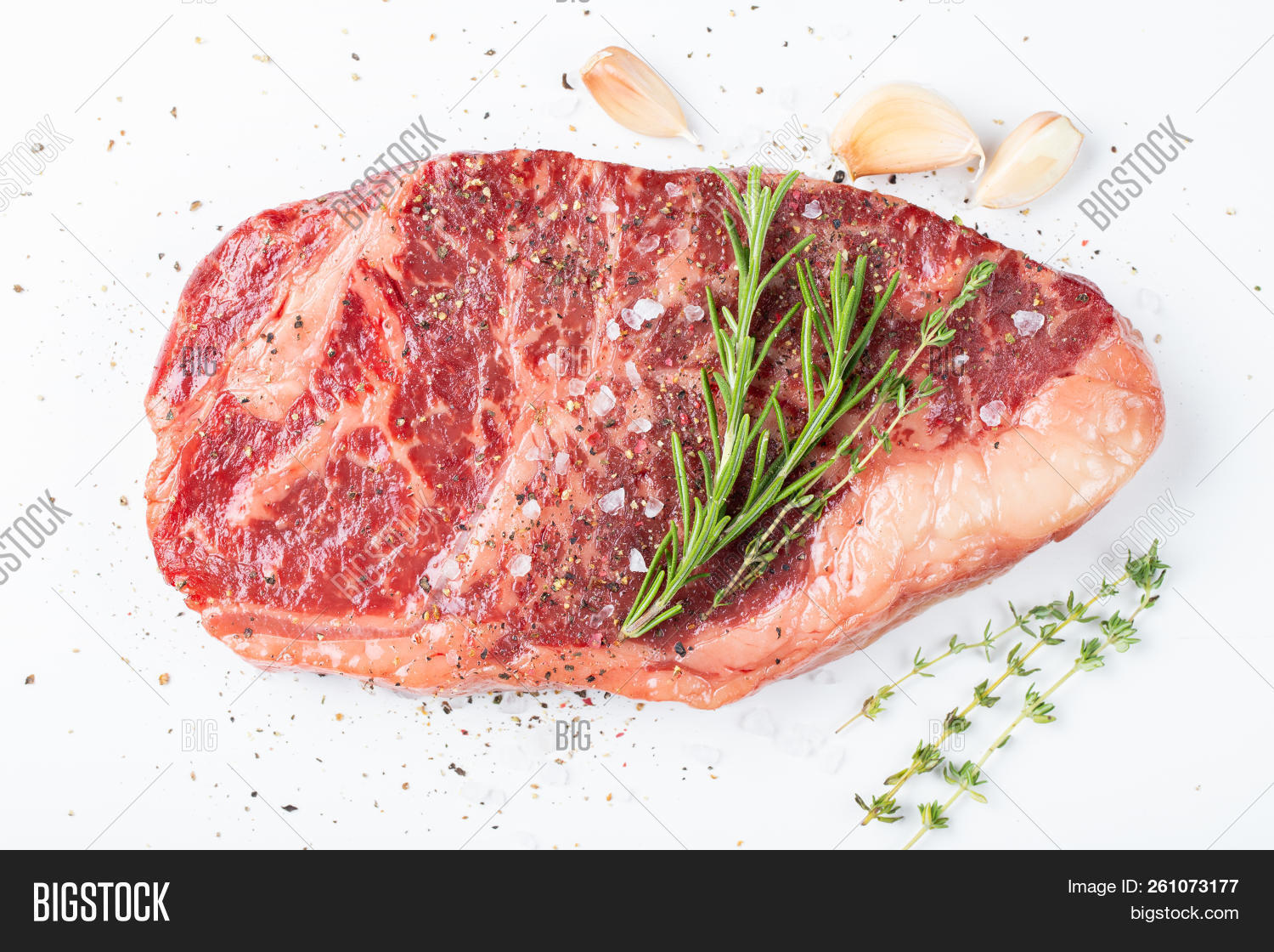 Raw Striploin Beef Image & Photo (Free Trial) | Bigstock