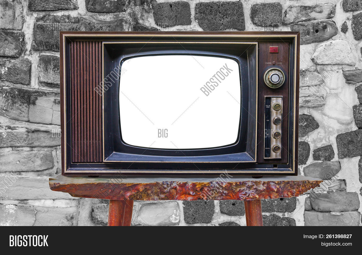 Retro Tv Turned Image & Photo (Free Trial) | Bigstock