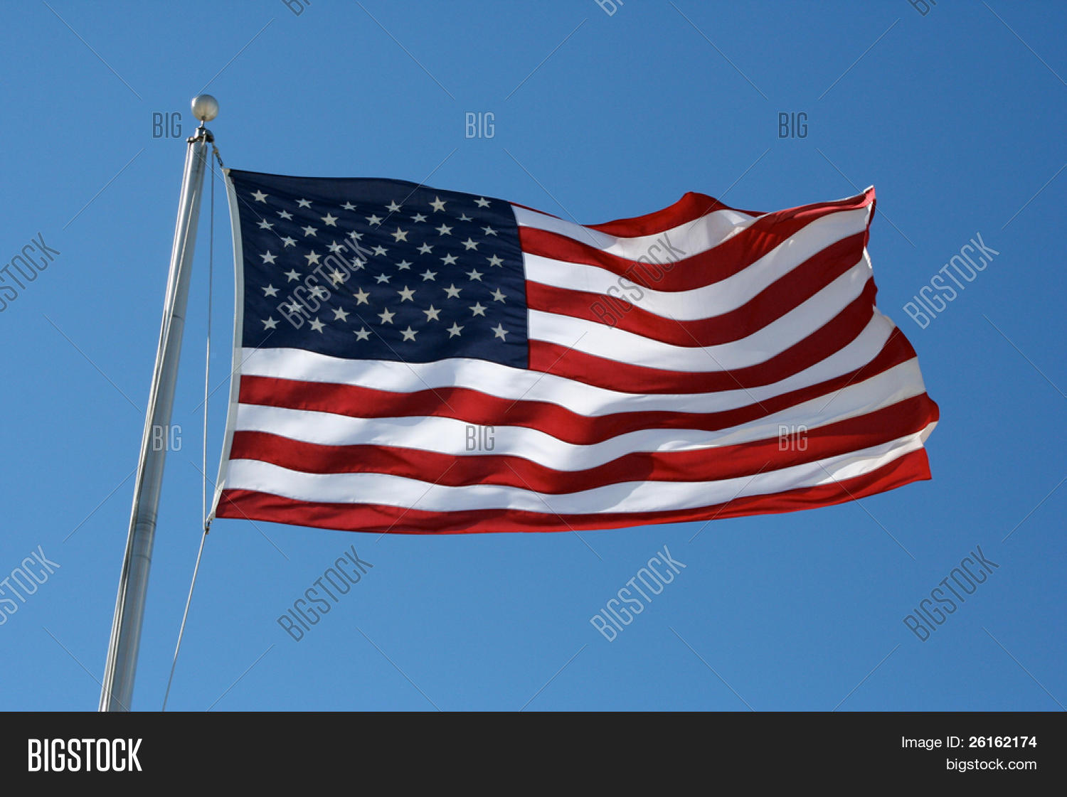 Rippled US Flag Image & Photo (Free Trial) | Bigstock