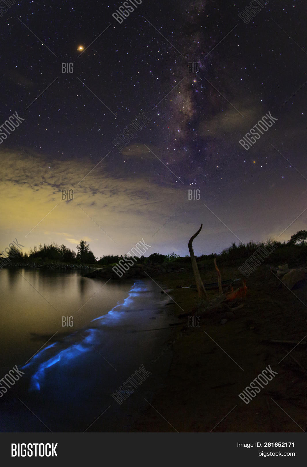 Milky Way Blue Image & Photo (Free Trial) | Bigstock