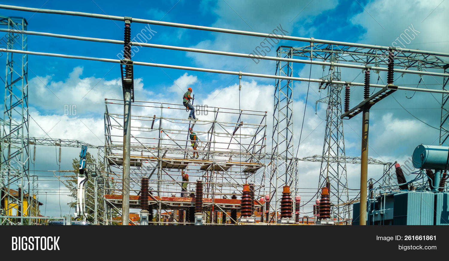 Men Work Electricity Image & Photo (Free Trial) | Bigstock