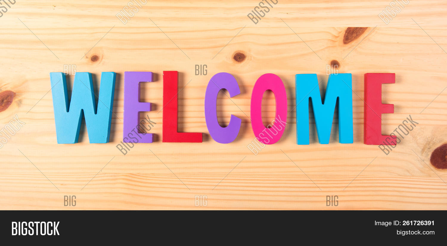Colorful Welcome On Image & Photo (Free Trial) | Bigstock
