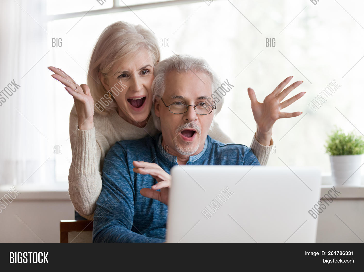 Excited Senior Couple Image & Photo (Free Trial) | Bigstock