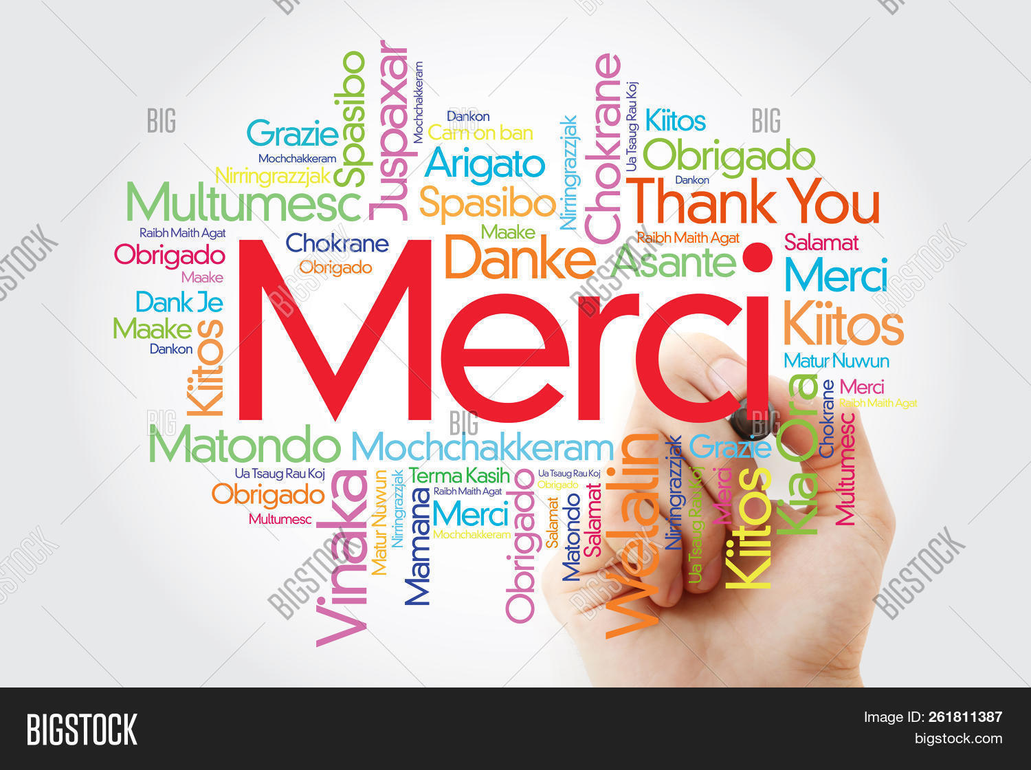 Merci (thank You Image & Photo (Free Trial) | Bigstock