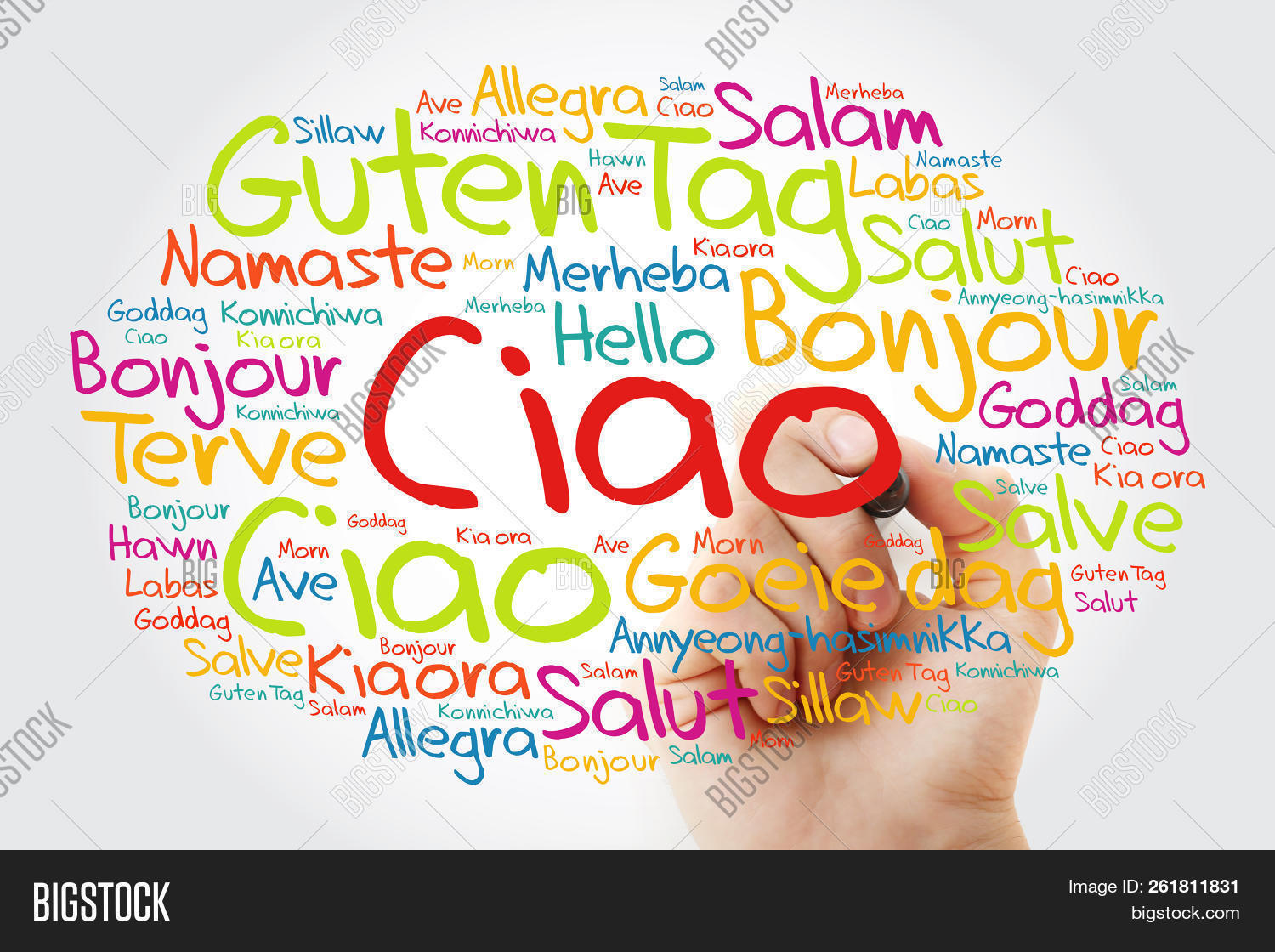 Ciao (hello Greeting Image & Photo (Free Trial) | Bigstock