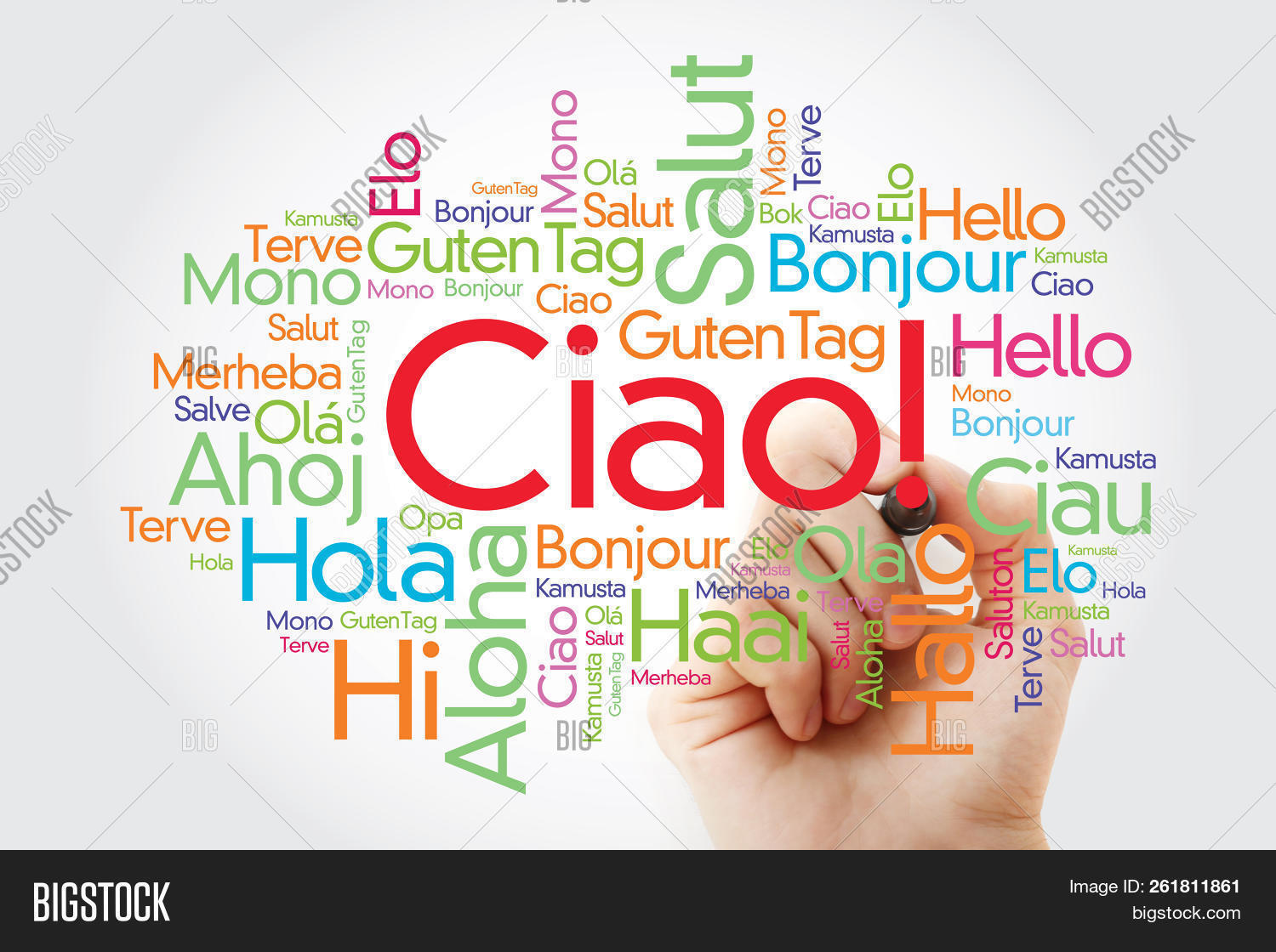Ciao (hello Greeting Image & Photo (Free Trial) | Bigstock