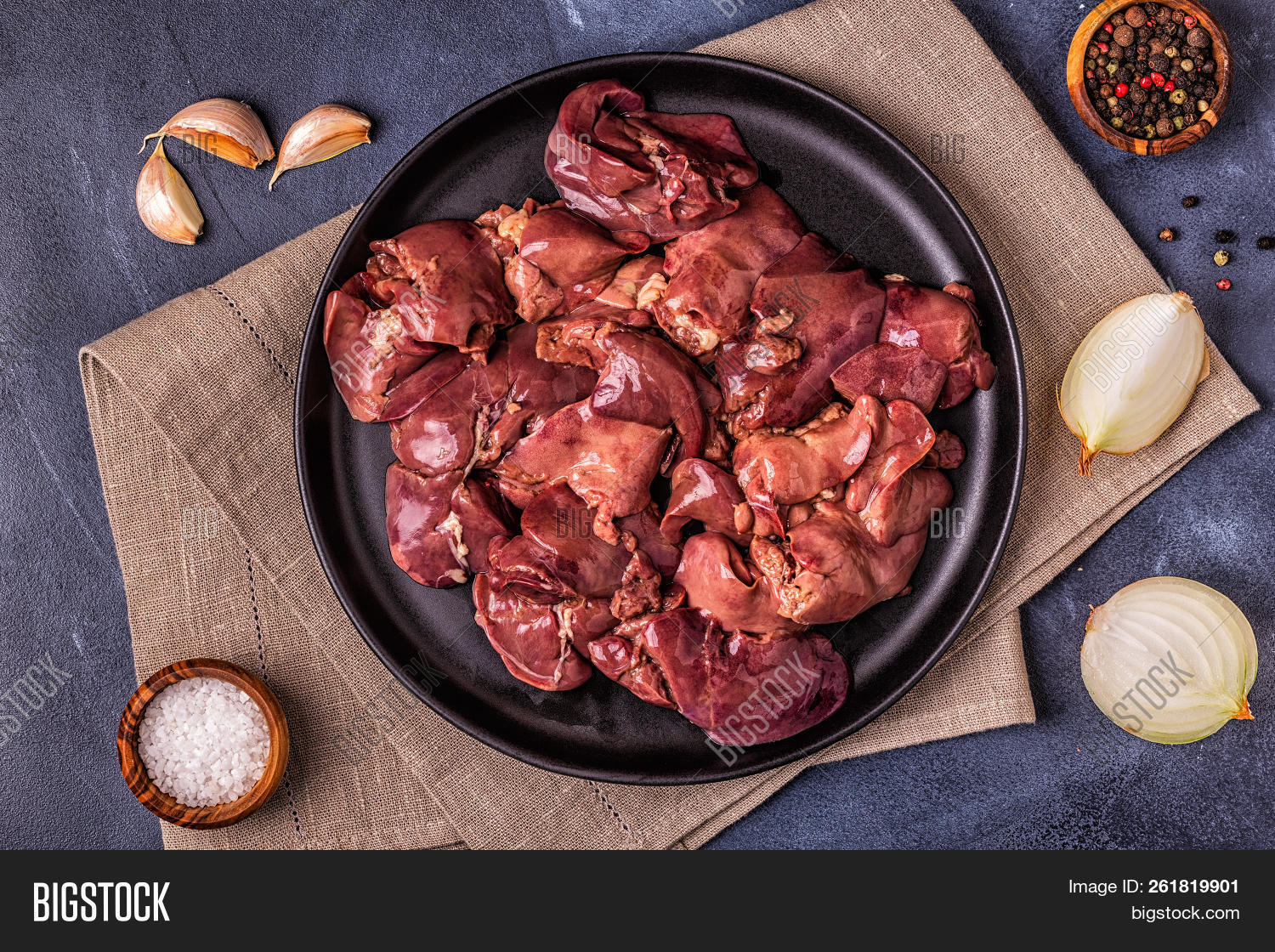Raw Chicken Liver Image & Photo (Free Trial) | Bigstock