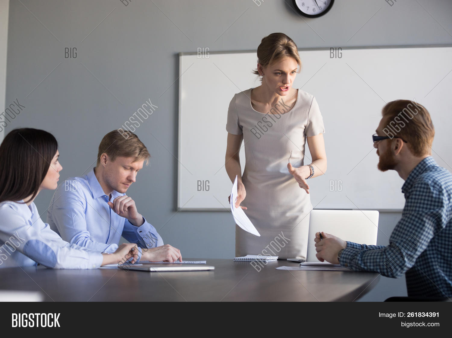 Angry Female Ceo Image & Photo (Free Trial) | Bigstock