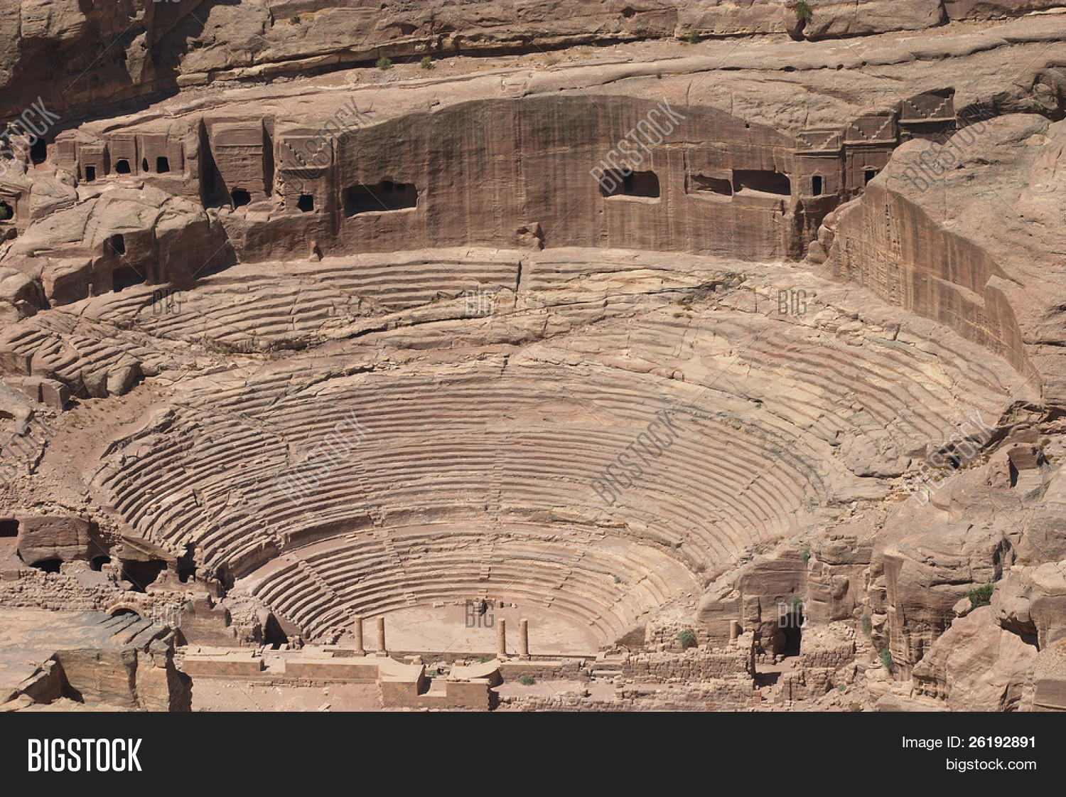 Amphitheatre Cut Into Image & Photo (Free Trial) | Bigstock