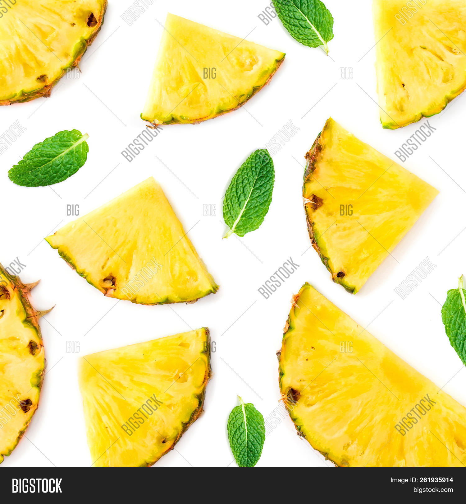 Sliced Pineapple Image & Photo (Free Trial) | Bigstock