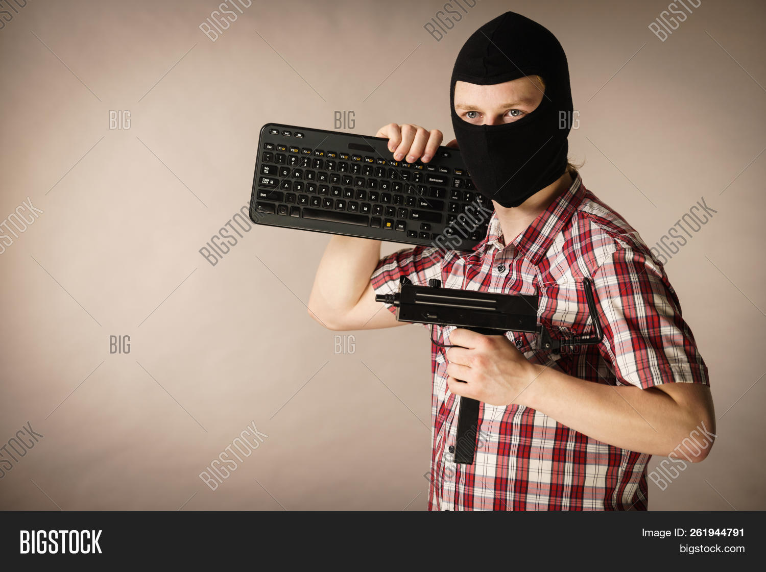 Crazy Hacker Man. Image & Photo (Free Trial) | Bigstock