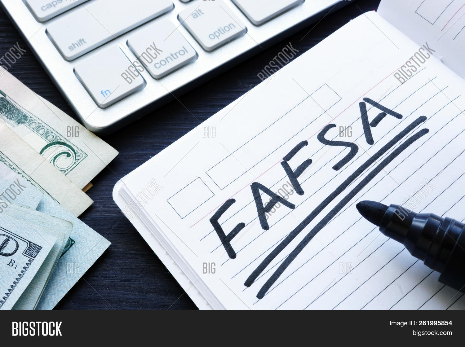Fafsa Handwritten Note Image & Photo (Free Trial) | Bigstock