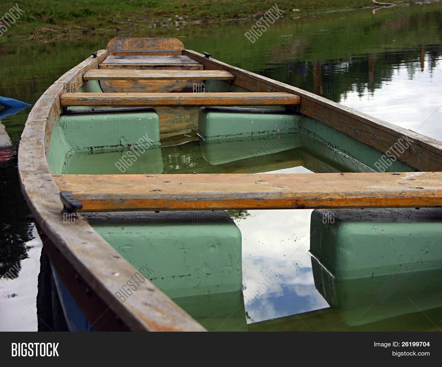 Boat Flooded Water Image & Photo (Free Trial) | Bigstock