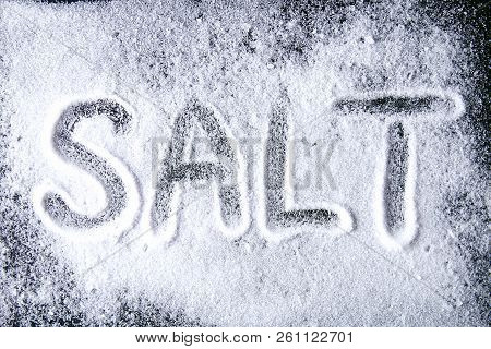 Word Salt Written On Image & Photo (Free Trial) | Bigstock