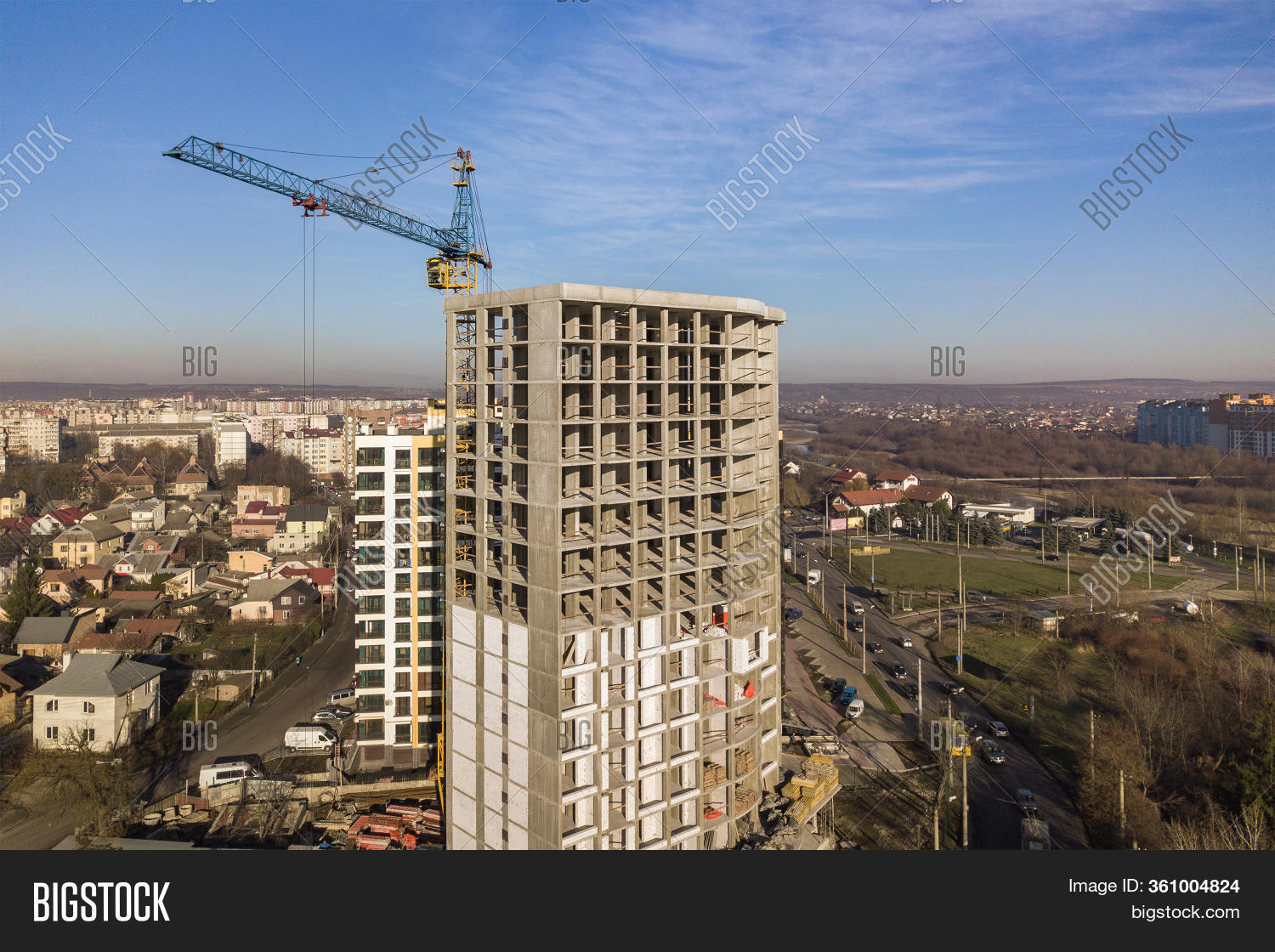 Aerial View Concrete Image & Photo (Free Trial) | Bigstock