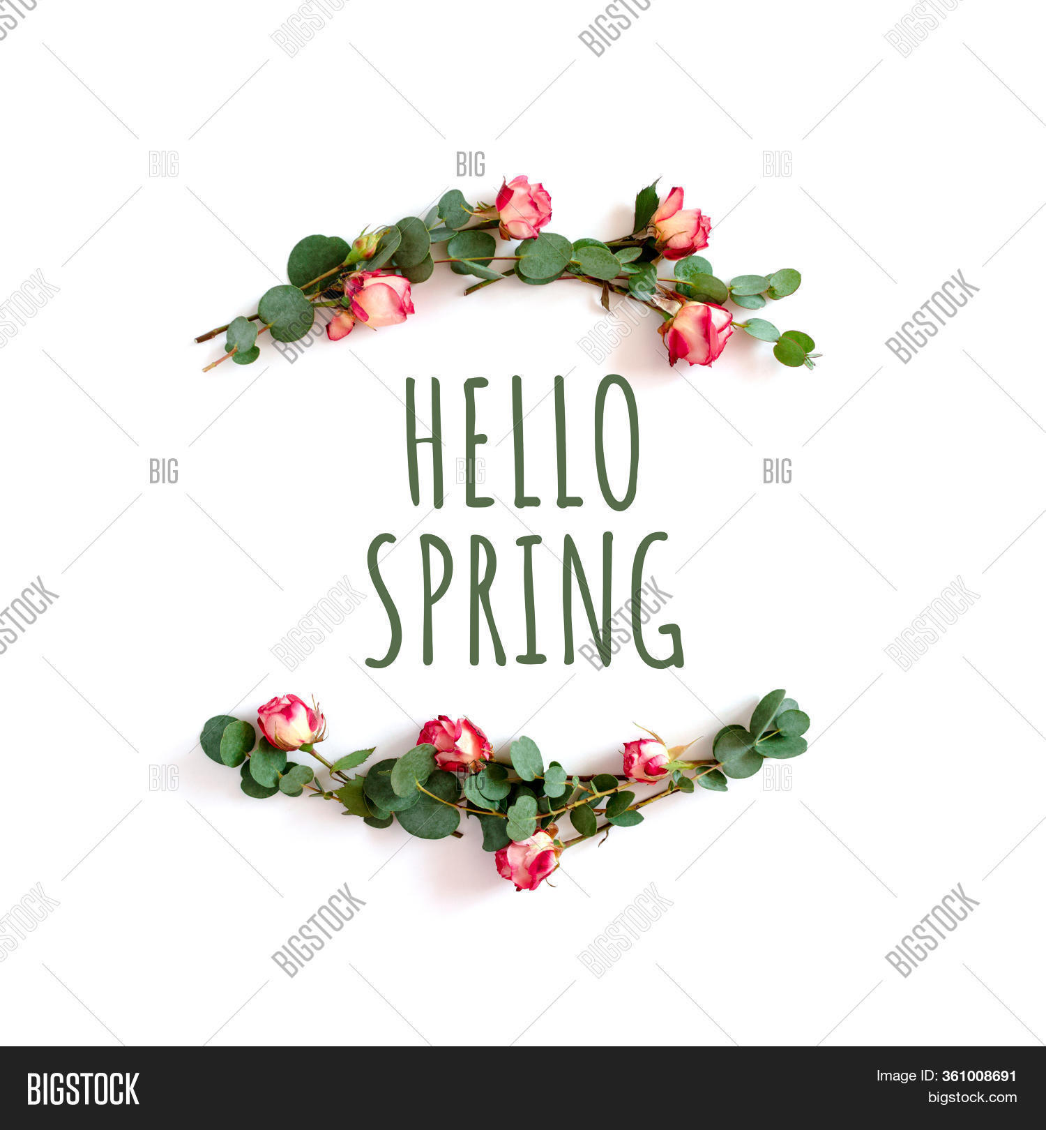 Quote Hello Spring. Image & Photo (Free Trial) | Bigstock