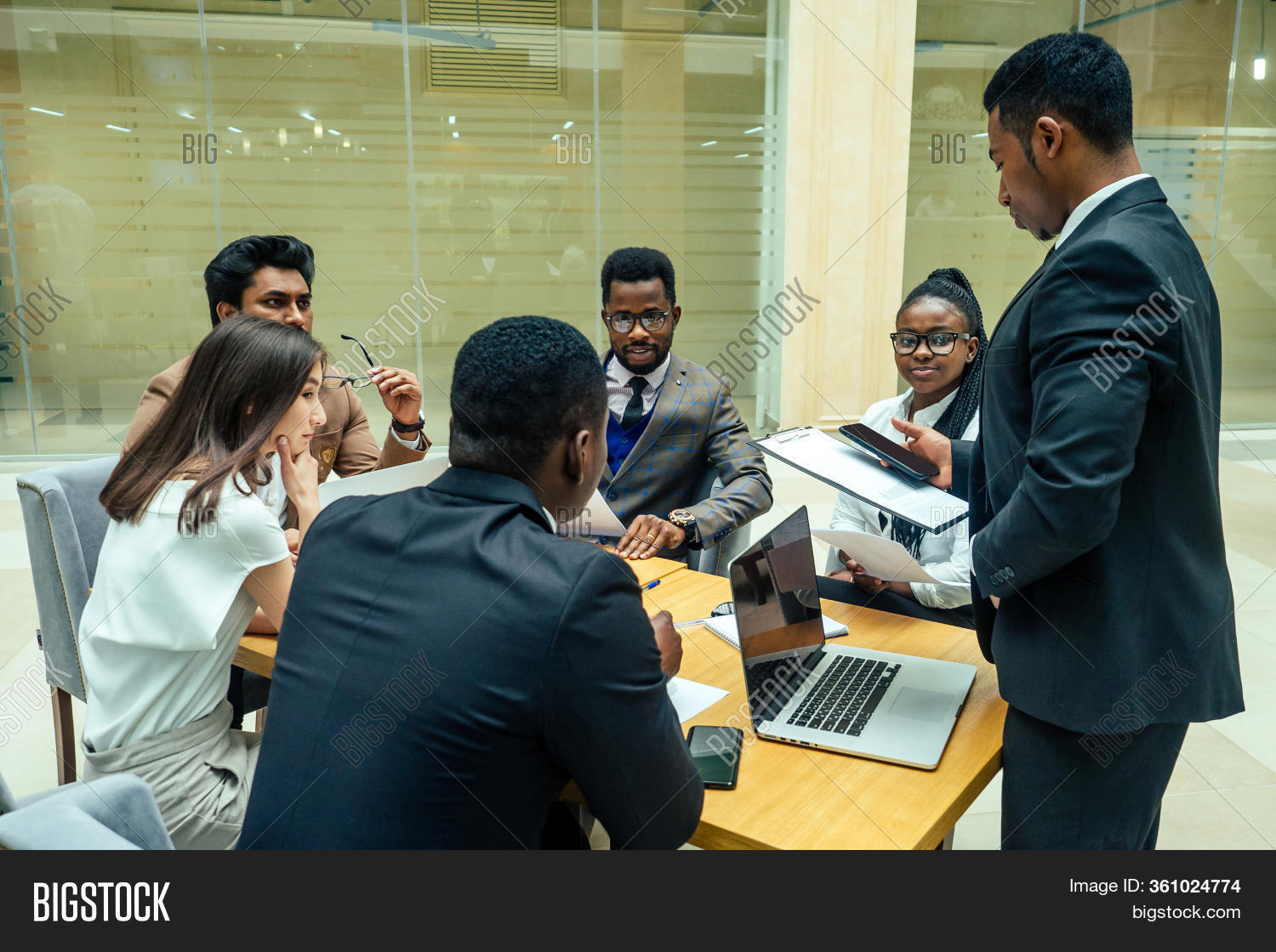 Group Of Indian People Working Together
