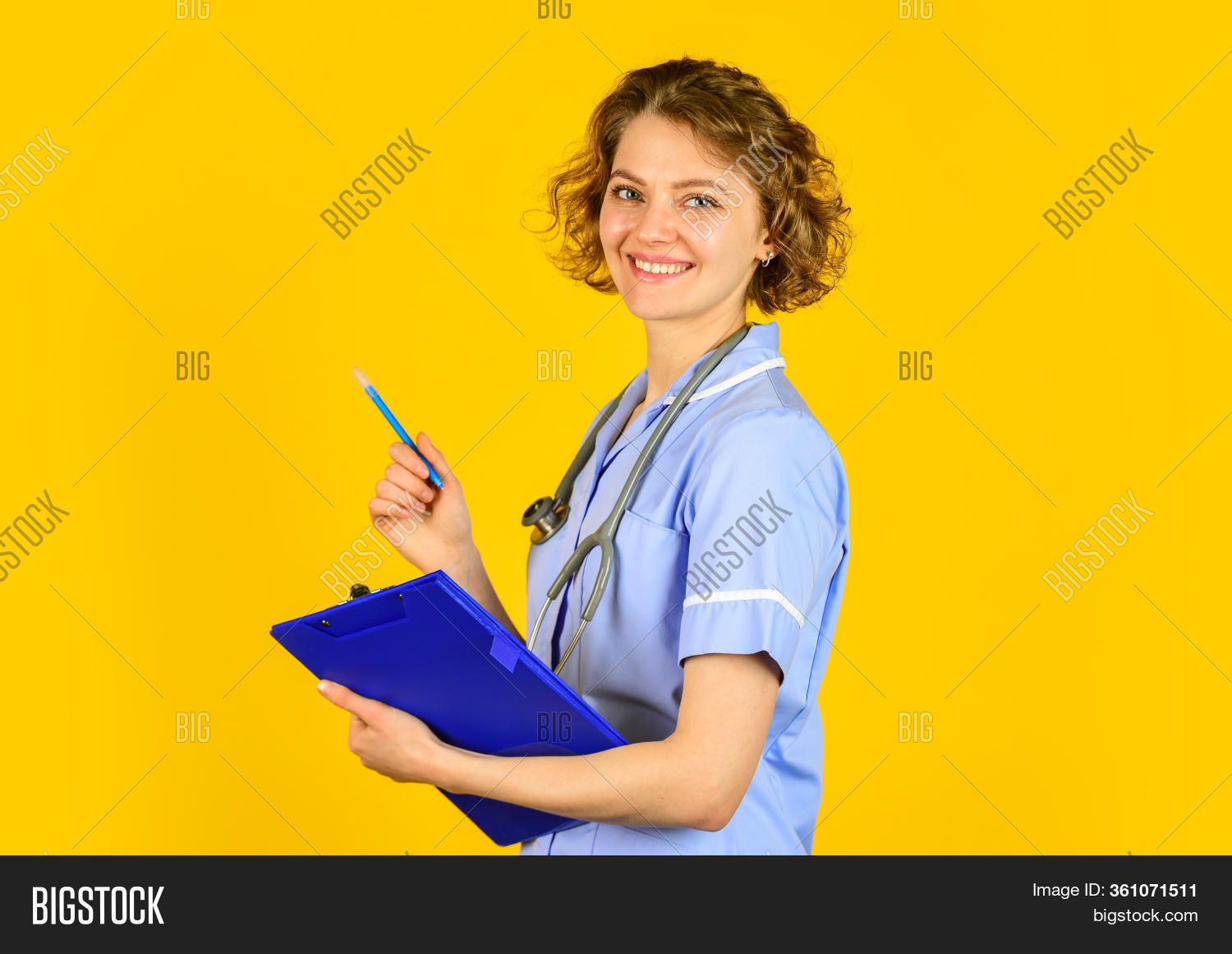 Nurse Informing. Image & Photo (Free Trial) | Bigstock