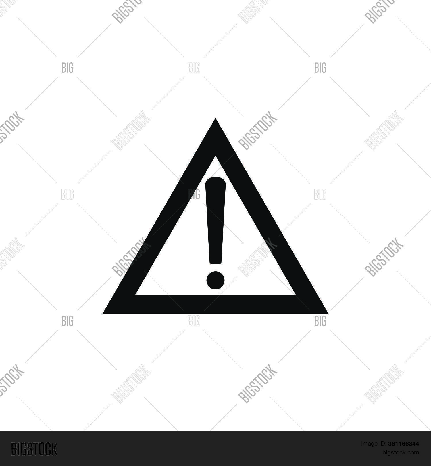 Hazard Warning Vector & Photo (Free Trial) | Bigstock