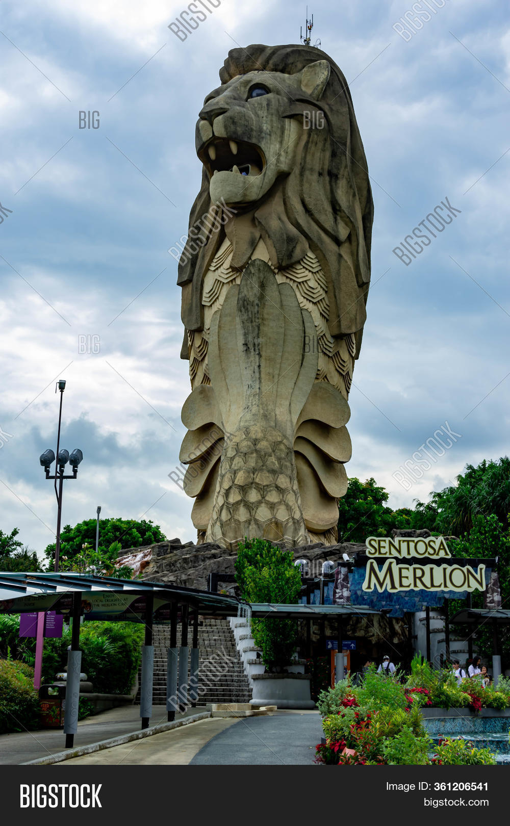Merlion Park Merlion Image & Photo (Free Trial) | Bigstock