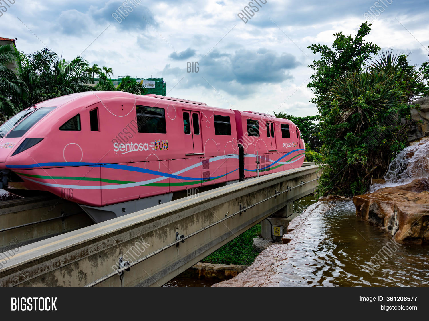 Sentosa Express Train Image & Photo (Free Trial) | Bigstock