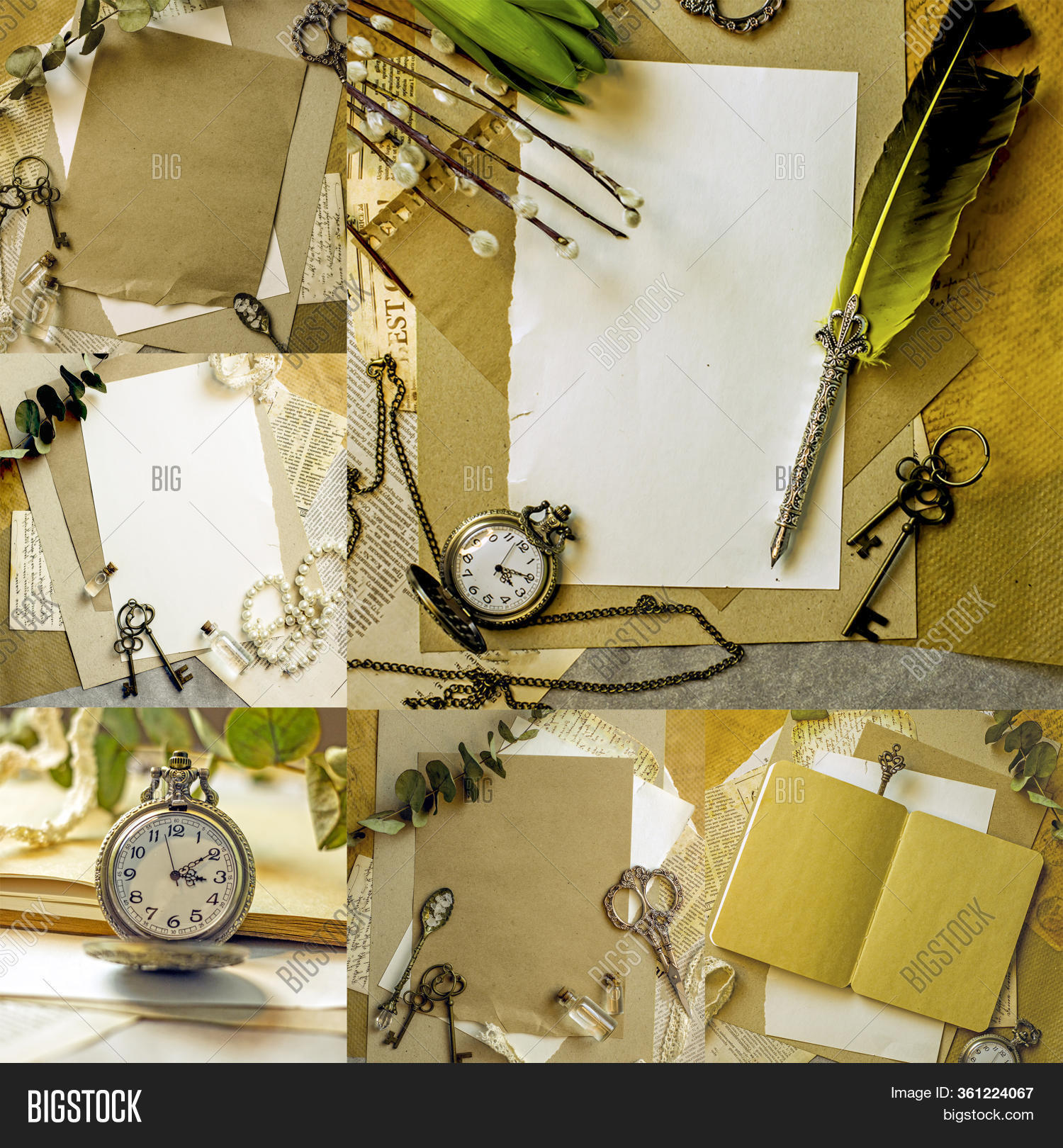 Vintage Retro Collage Image & Photo (Free Trial) | Bigstock