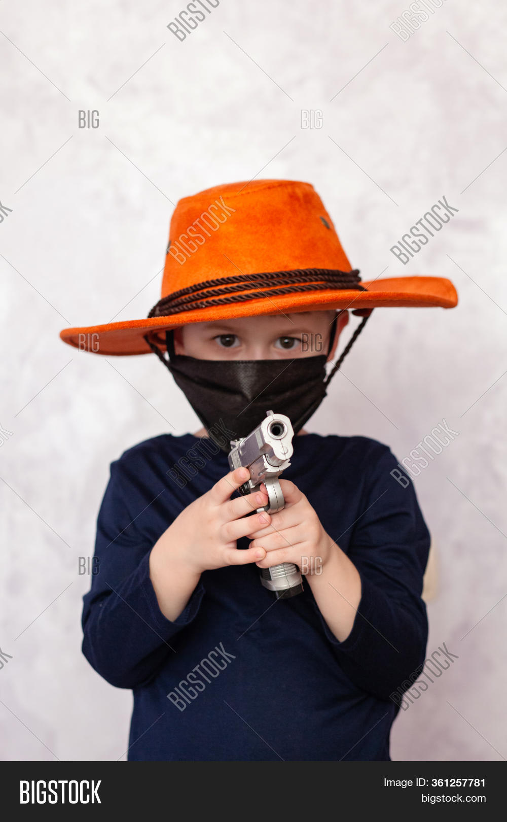 Child Cowboy Gun. Image & Photo (Free Trial) | Bigstock