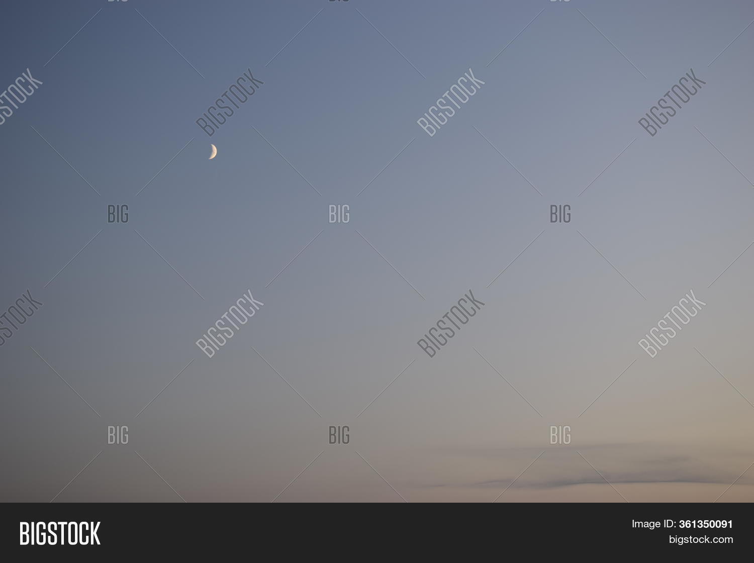 Half Moon Beautiful Image & Photo (Free Trial) | Bigstock