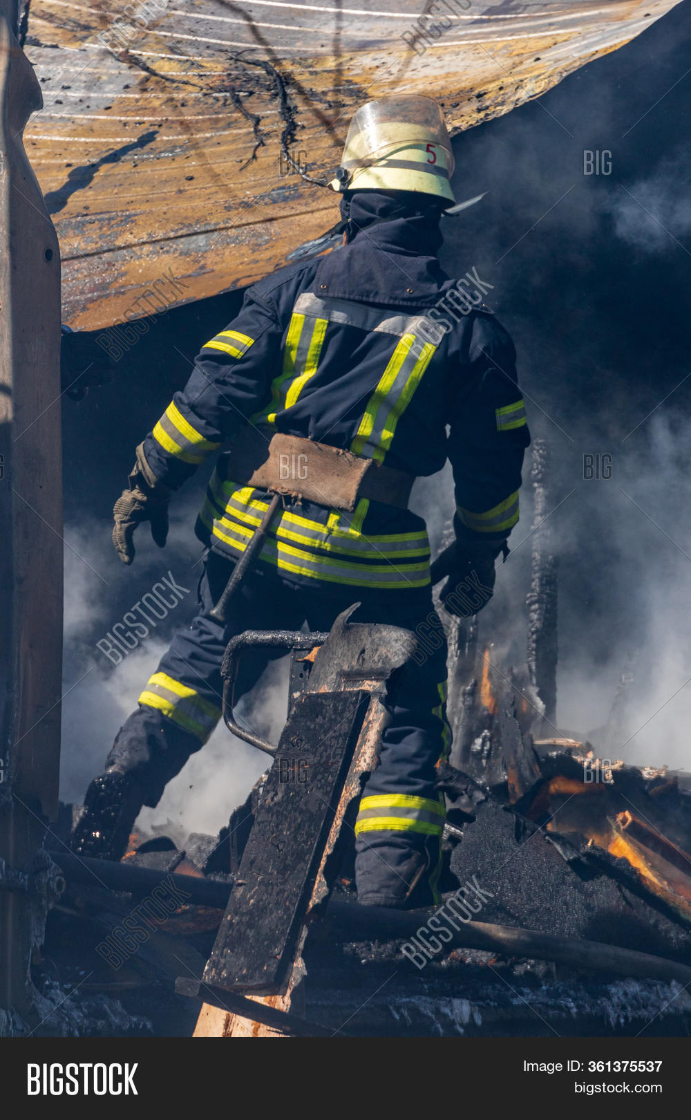 Strong Brave Fireman Image & Photo (Free Trial) | Bigstock