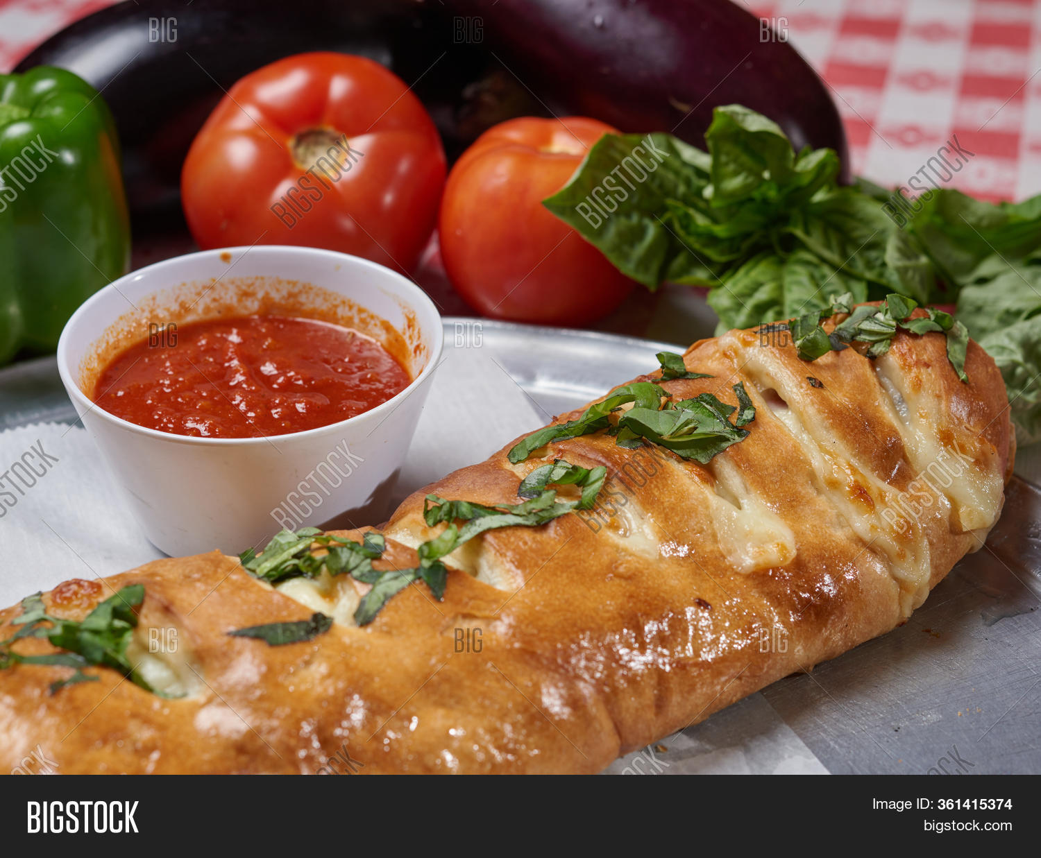 Fresh Stromboli Served Image & Photo (Free Trial) | Bigstock
