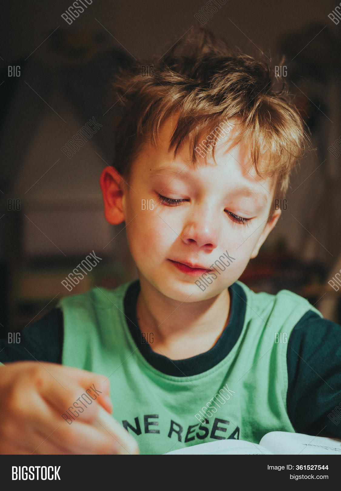 Child Writes Lessons, Image & Photo (Free Trial) | Bigstock