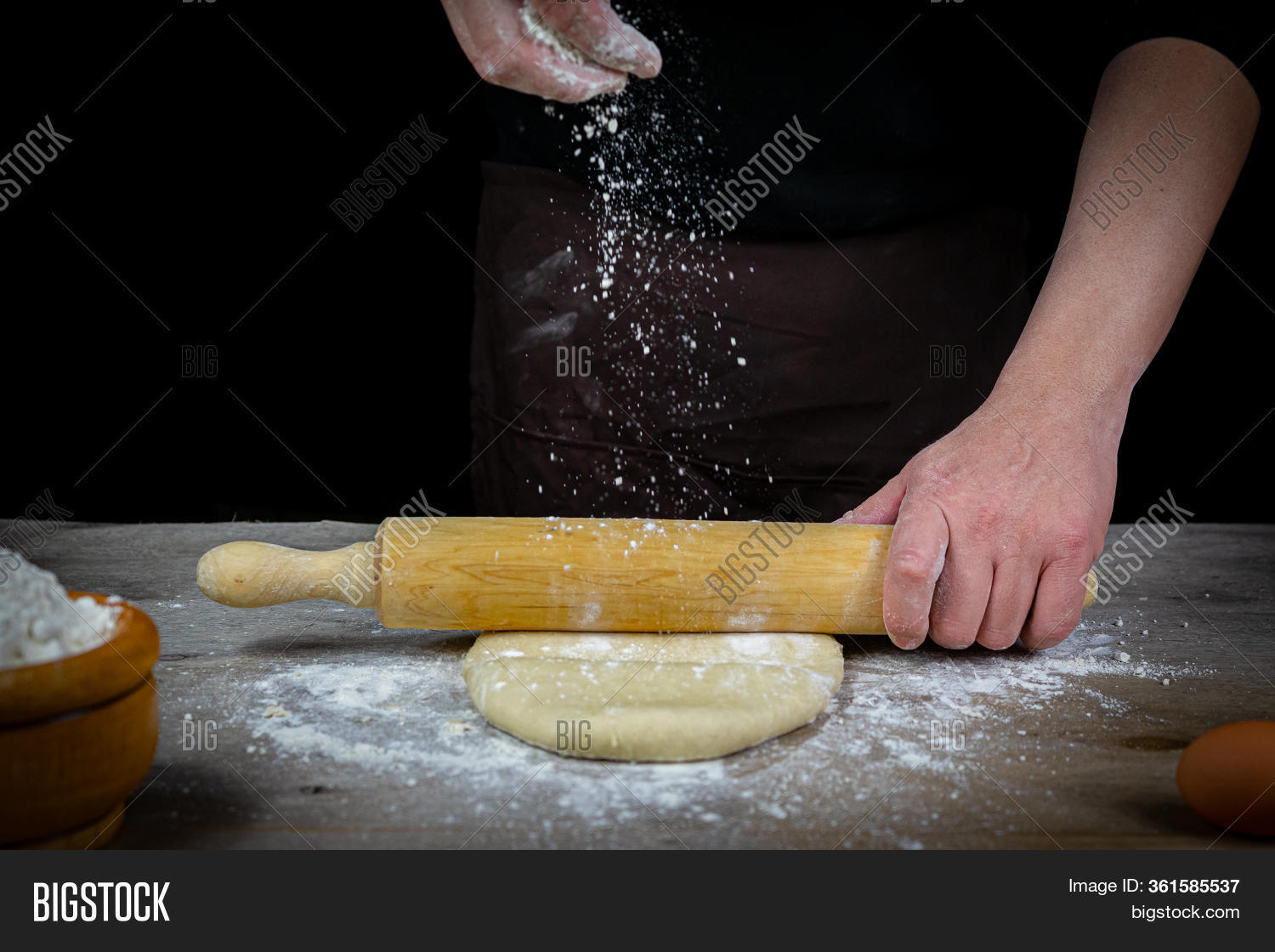 Man Hands Kneading Image & Photo (Free Trial) | Bigstock