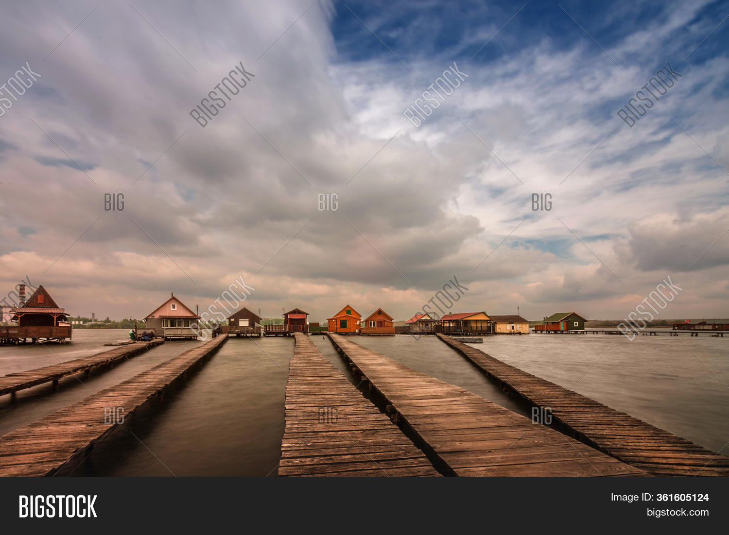 Bokod Floating Village Image & Photo (Free Trial) | Bigstock