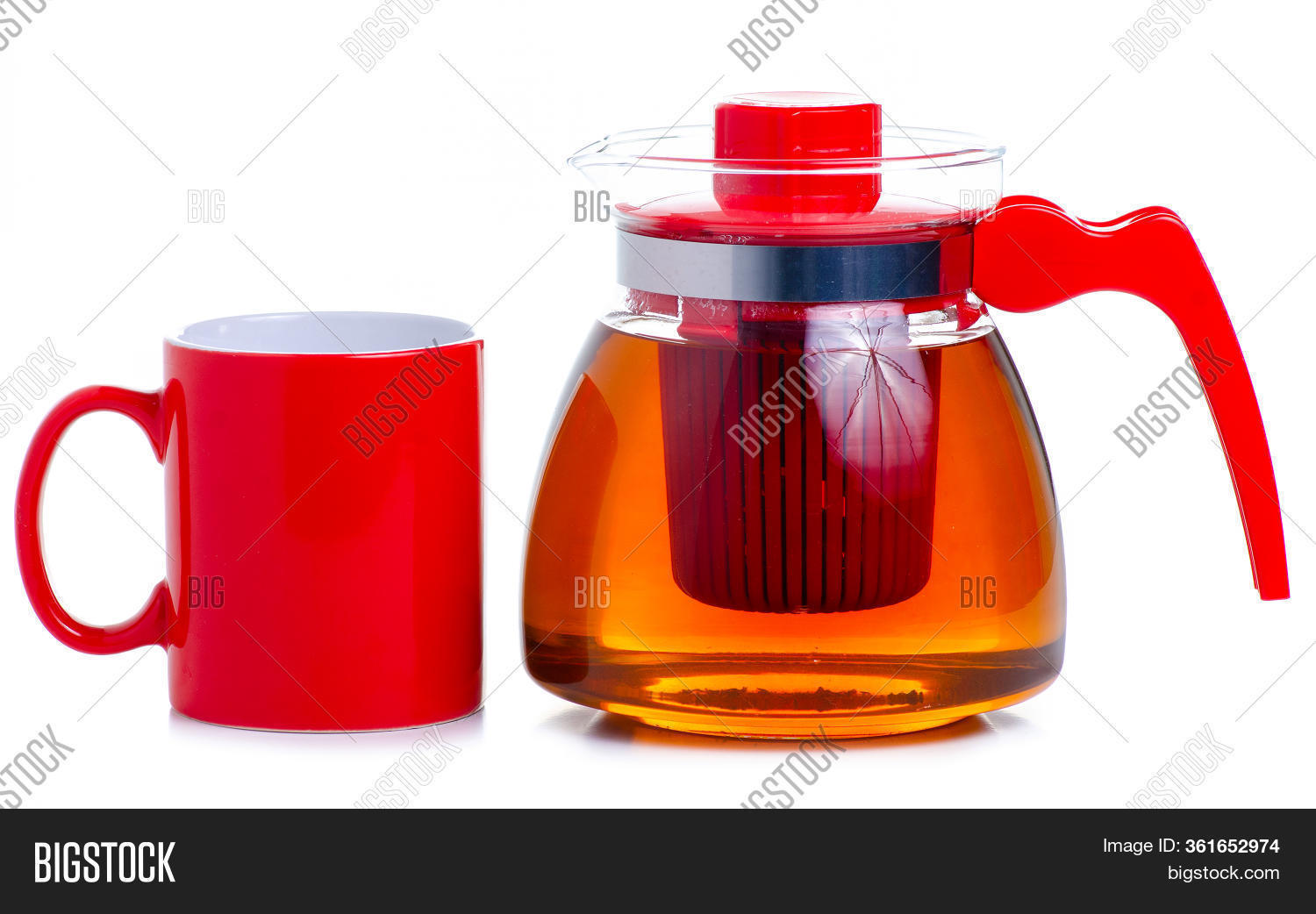Red Teapot Glass Hot Image & Photo (Free Trial) | Bigstock