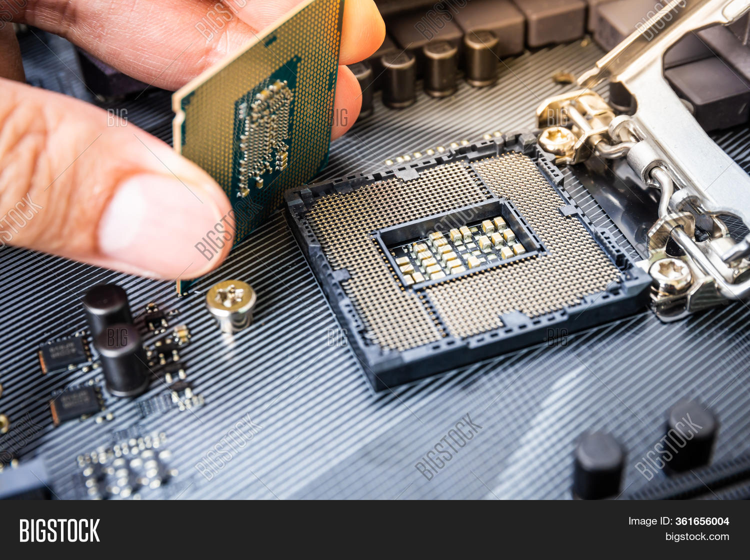 Closeup Detail Cpu Image & Photo (Free Trial) | Bigstock