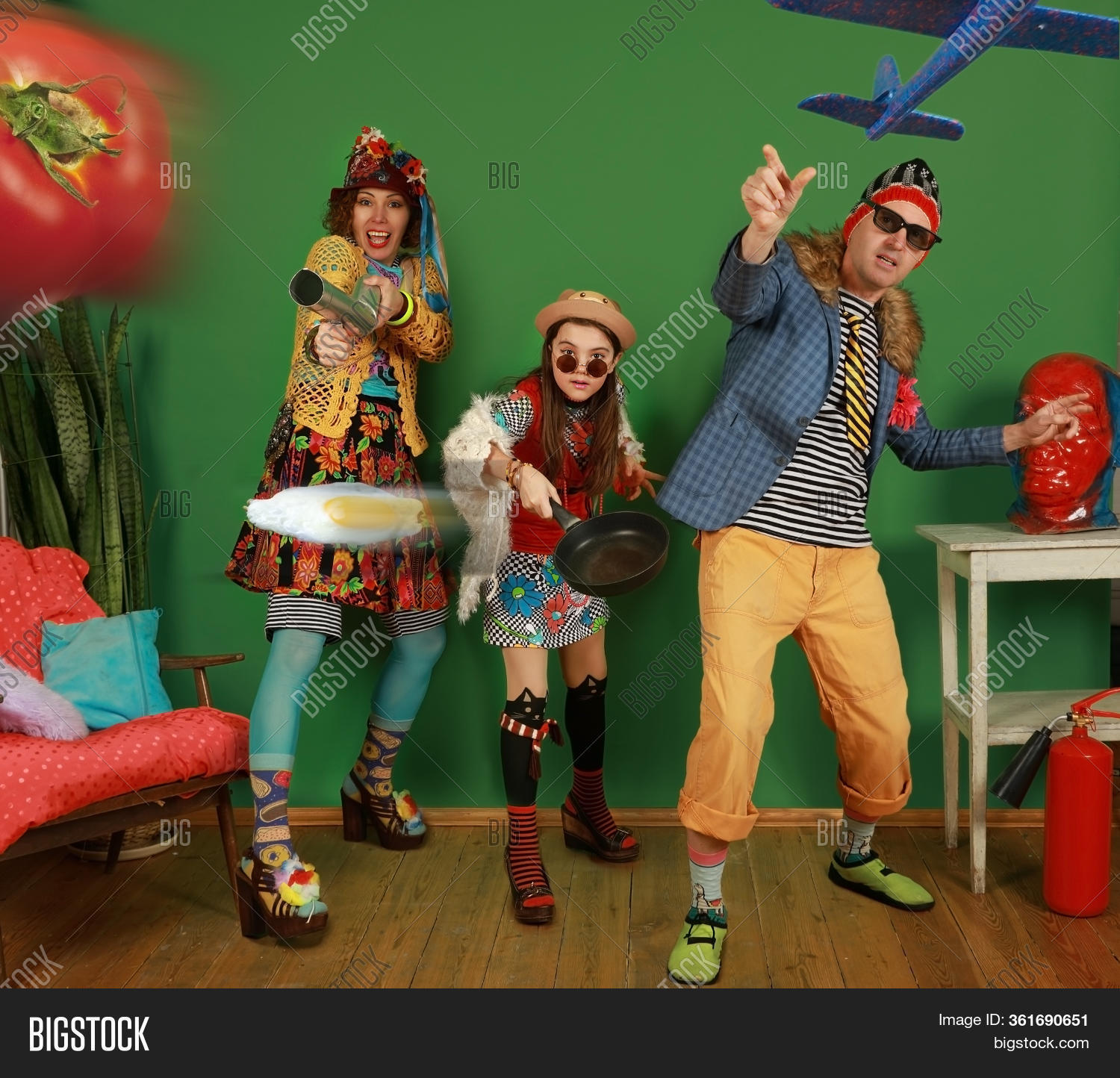 Family Freaks Poses Image & Photo (Free Trial) | Bigstock