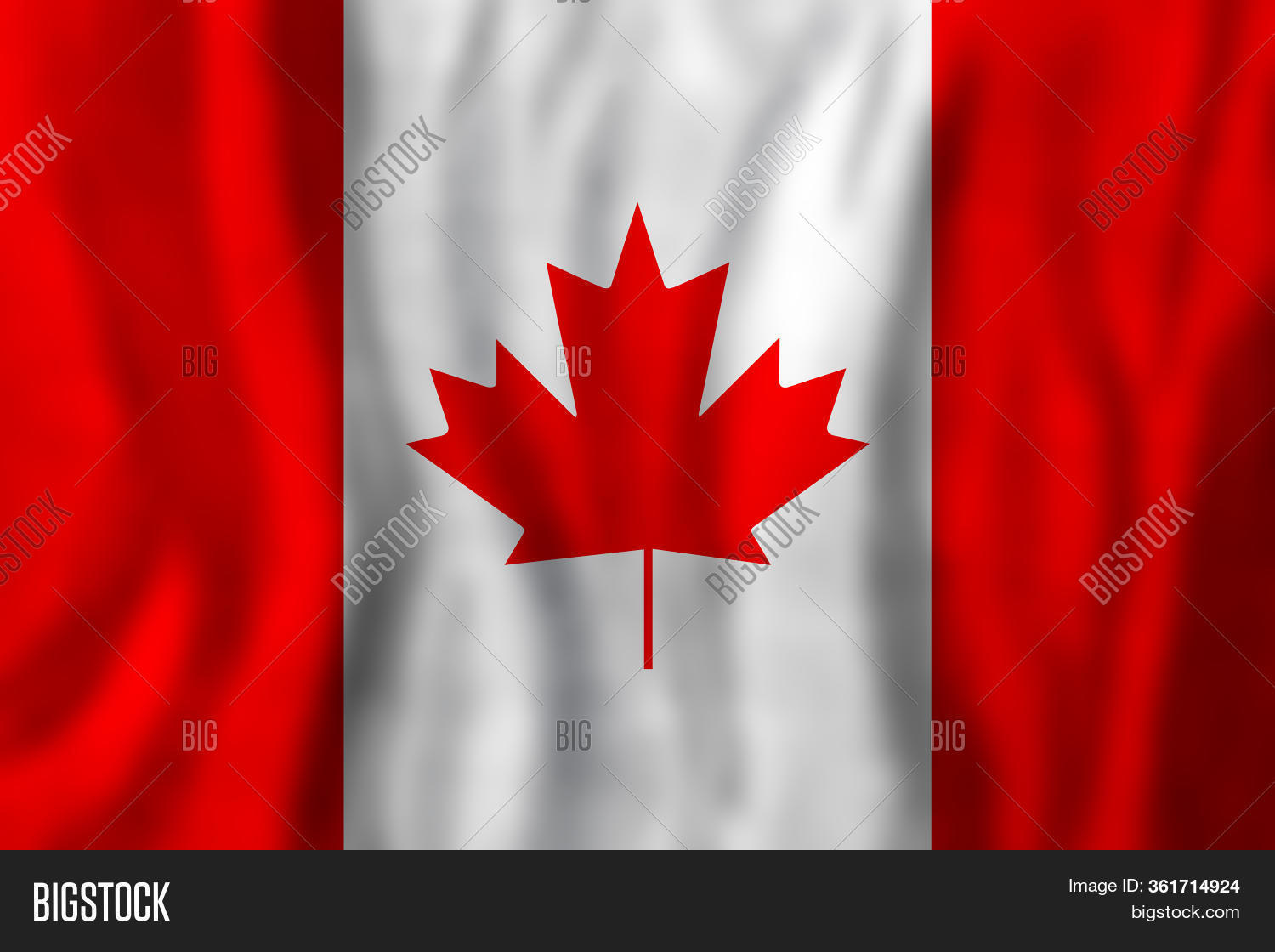 Banner Flag Canada. Image & Photo (Free Trial) | Bigstock