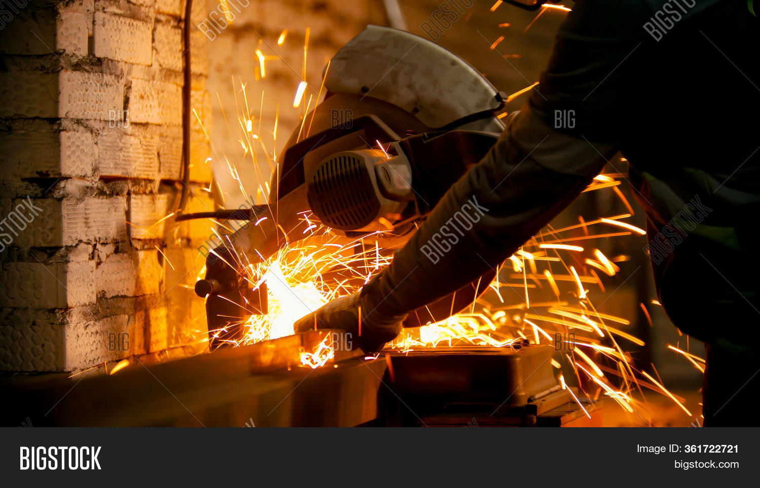 Man Worker Cutting Image & Photo (Free Trial) | Bigstock