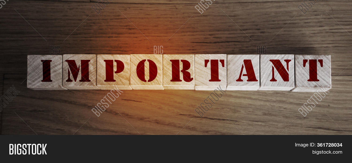Important Word Made Image & Photo (Free Trial) | Bigstock