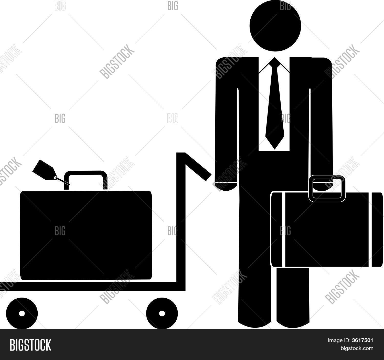 Stick Man Briefcase Vector & Photo (Free Trial) | Bigstock