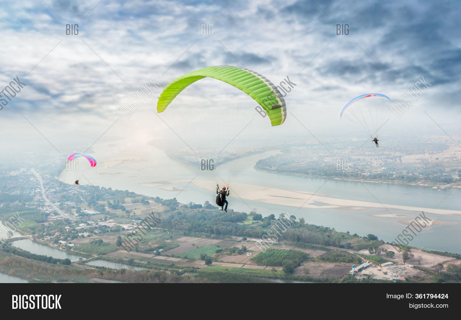 Paragliding Sky. Image & Photo (Free Trial) | Bigstock